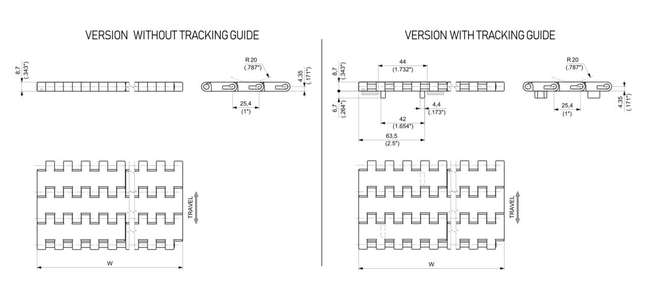 Tynic | Regina Modular Belts: 1600 Series