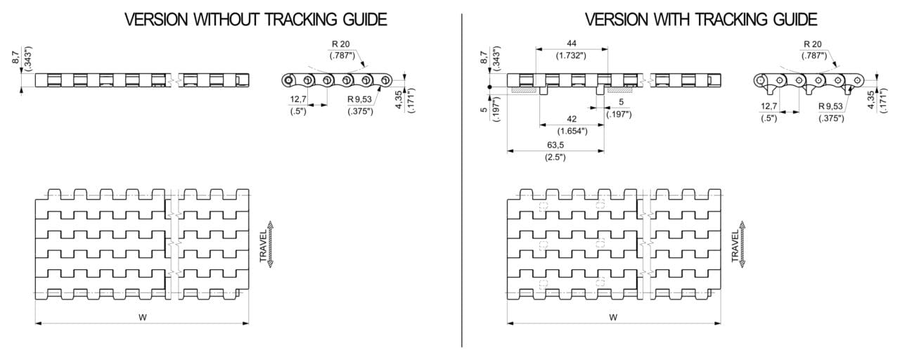 Tynic | Regina Modular Belts: 610 Series
